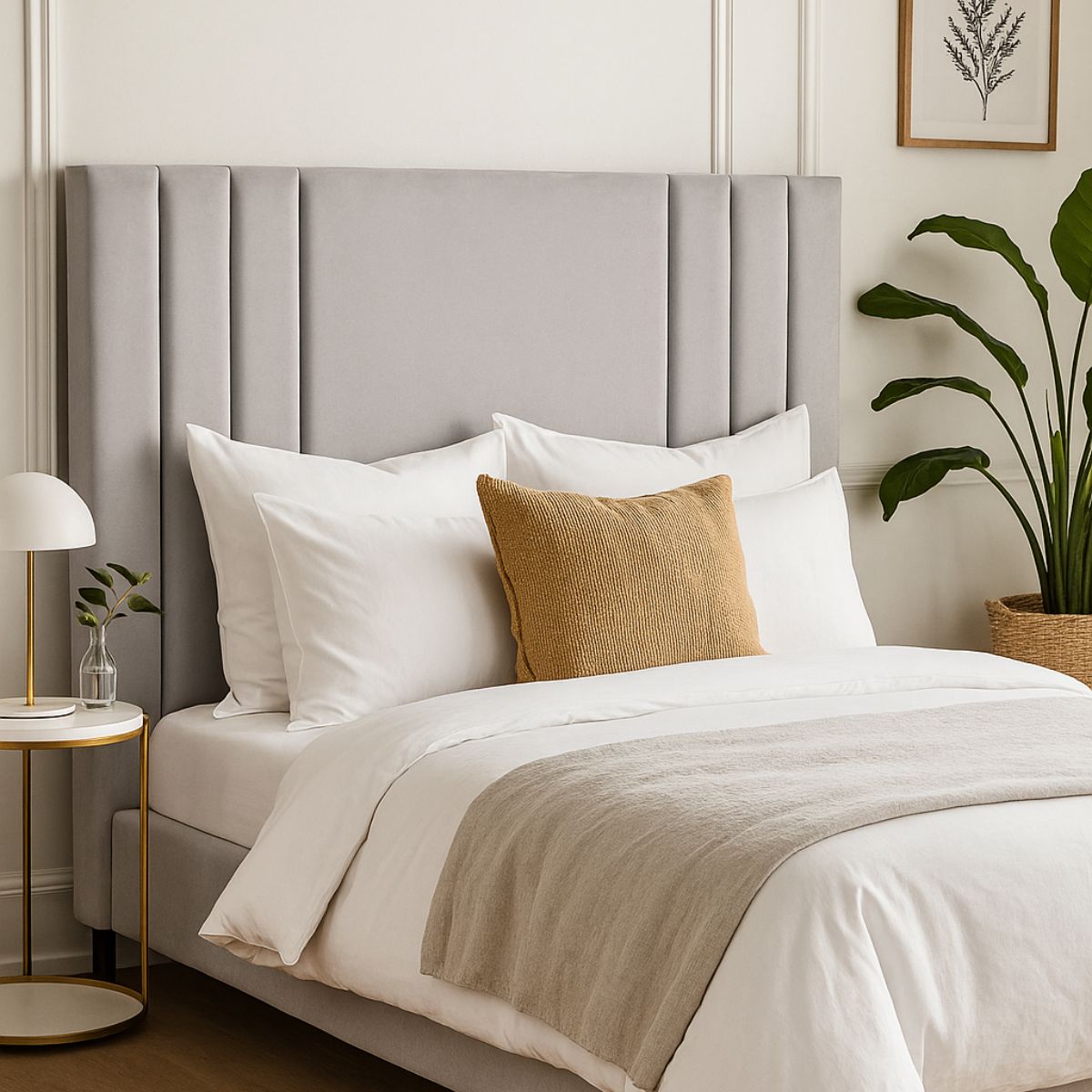 Cabeceira Casal 140 Cm Linho Frame Estofada Cama Box Moderna - Carrefour