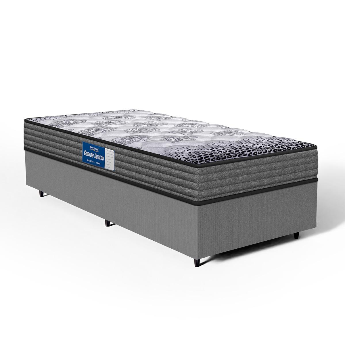 Cama Box Com Colchão De Espuma D60 Double Face Guarda Costas Comfort ...