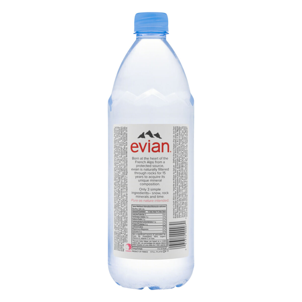 Água Mineral Natural sem Gás Evian Garrafa 1 L - Carrefour ...